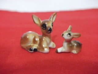 B. Antigo - Miniature Bambi Figures in German Porcelain