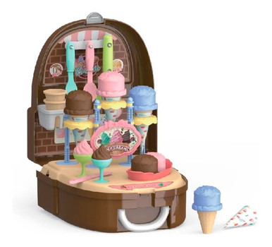 Zippy Vanyeh Toy Ice Cream Parlor Backpack Set