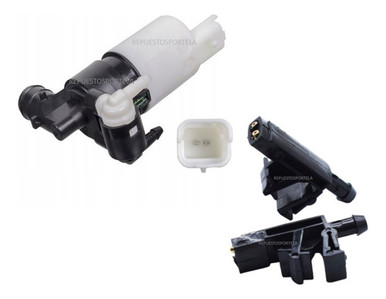 Peugeot Windshield Washer Pump with 2 Outputs + 2 Nozzles