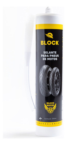 Block Sealant Preventive For Motorcycle Tires W/ Tube