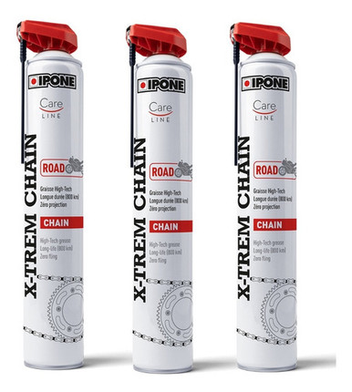 Ipone X-Trem Chain Road Lubricant 500ml - Pack of 3