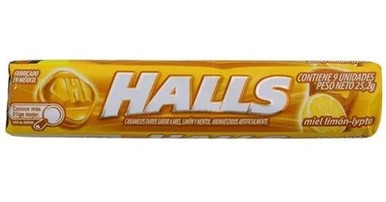 Halls Caramelos Sabor Limón Y Miel (12 Unidades)