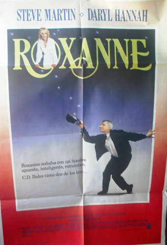 Columbia Pictures Roxanne Original Movie Poster with Steve Martin ...