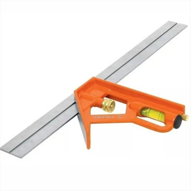 Truper Combined Square with Level and Pencil for Carpenter 12"