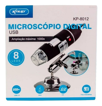 Knup Digital Microscope KP-8012 with 8 Lights