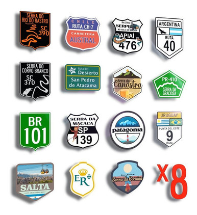 Cavalo de Aço Kit 8 Diverse Stickers