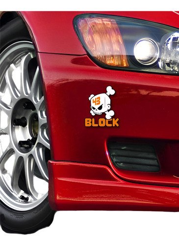 Skull Reflective Car Sticker - Premium Quality