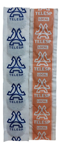Telesp Ficha Telefônica Kit with 2 Cards