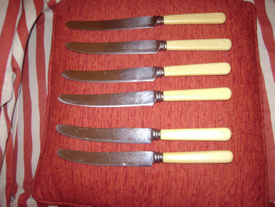 Lowe Bros Sheffield England Firth Stainless Knives - 1950s