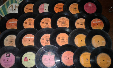 Vinyl Records Simple Large Lot of 24