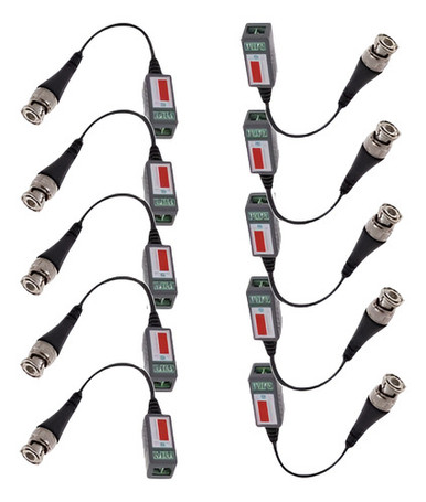 BNC Connector Coaxial Cable Adapter for CCTV Camera – 10 Pieces