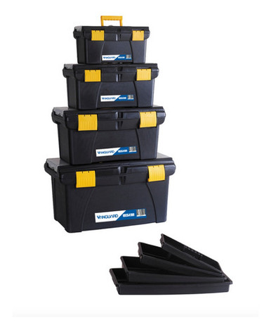Vanguard Plastic Organizer Tool Box Set - 4 Boxes