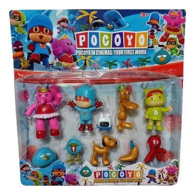 Pocoyo 10 Piece Figure Set