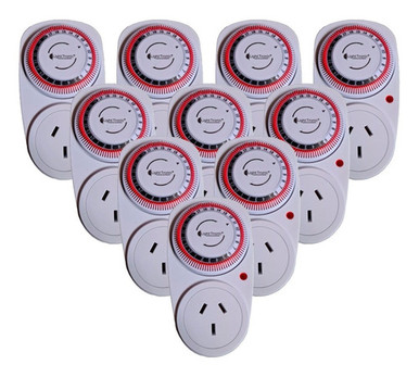 Light Tronic Programmable Plug-in Analog Timer 10AMP Pack of 10