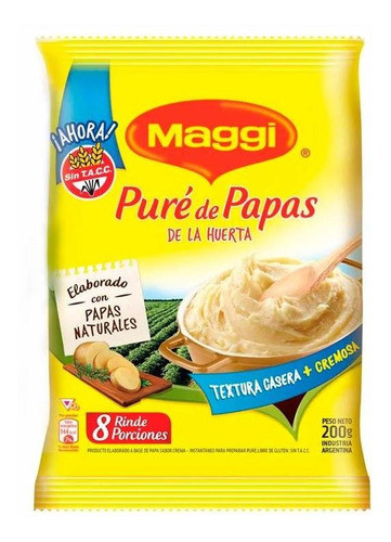 Maggi Pure De Papa Pack X 6 Unid. 200 Gr