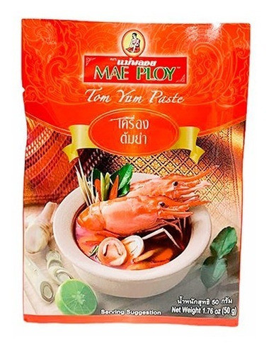 Mae Ploy Curry Tom Yum Pasta Pack X 24 Un X 50gr
