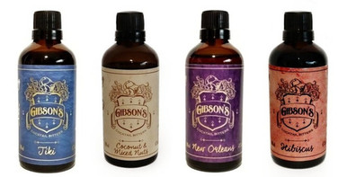 Gibson's Set of 4 Tiki Bitters