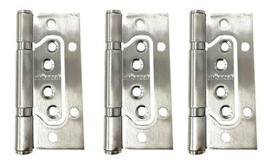 Bronzen Omega 100 X 75 Stainless Steel Hinges X3 Uni. Reinforced Brz5110
