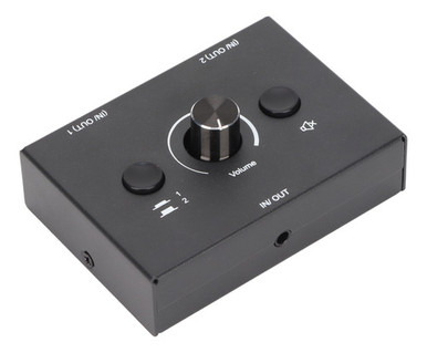 Generic 3.5mm Switch 2 Inputs 1 Output or 1 Input 2 Outputs