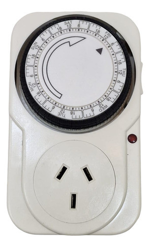 Light Tronic Timer Enchufable Temporizador Semanal Analógico Programable