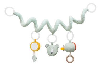 Trixie Activity Spiral Rattle for Newborn Baby - Trixie Trex