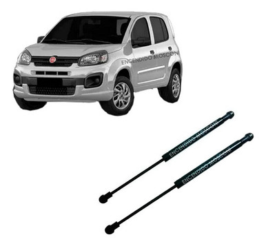 Clevers Kit 2 Rear Trunk Shock Absorbers for Fiat Nuevo Uno Way