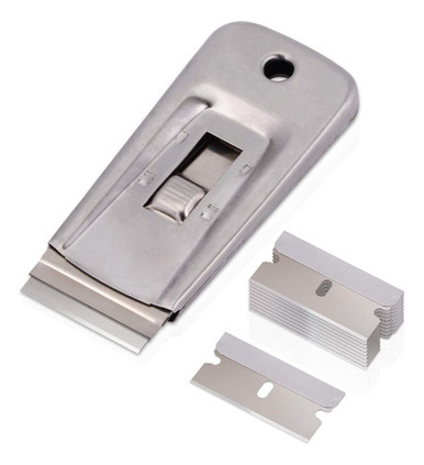 Premium Star Scraper Metalico + 5 Replacement Blades