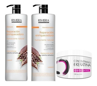 Riviera Repair Shampoo and Conditioner Pack + Keratin
