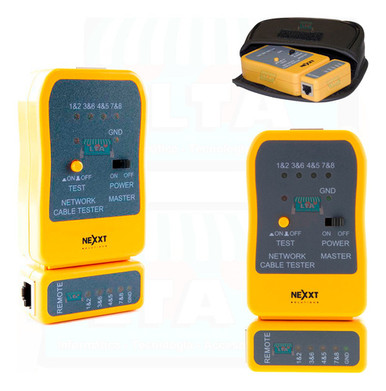 Nexxt Tester Lan Cable Red Utp Ftp Rj45 Gnd Nxt03