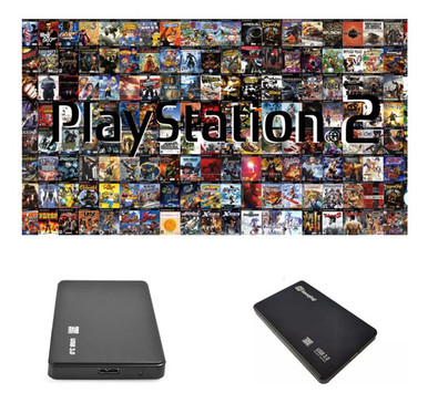 Generic HD for Playstation 2 with 30 PS2 Games + 2500 Retro Games
