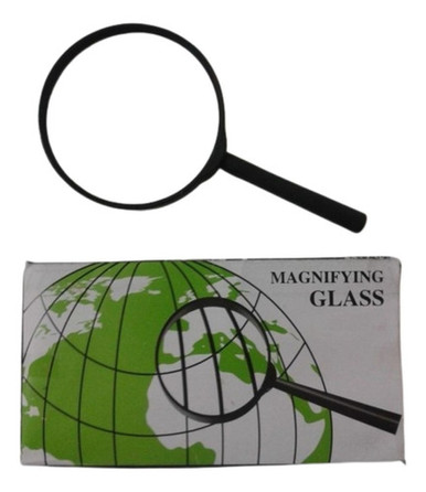 Generic Handheld Magnifying Glass 60mm 3x Magnification PVC Handle