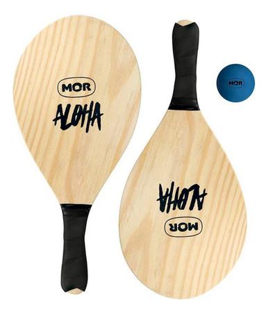 Mor Juego Paletas Playa - Madera