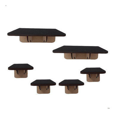 Grupo Paraíso MDF Ladder Shelf with Steps for Cats