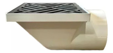 Amanco Horizontal Grate Funnel 20x20 PVC Rain Drainage PVC