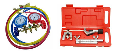Generic Tool Kit for Refrigeration: Manifold + Flange Tool Set