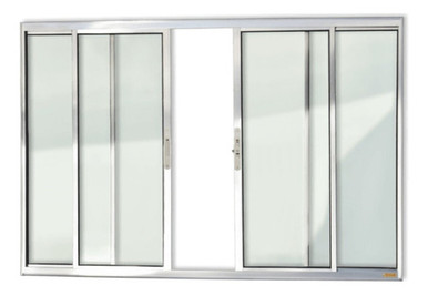 Brimak Aluminum Sliding Window 100x120cm 4 Leaves with Clear Glass