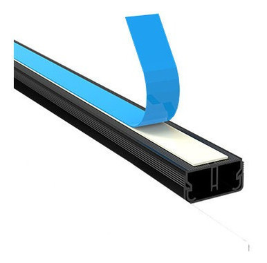 Enerbras Black Adhesive Cable Raceway 2m Durable PVC