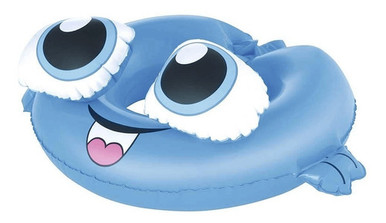 Mor Inflatable Children’s Pool Float - Blue Animal Print