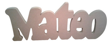 M A T E O Mateo - Wooden Letters for Decoration