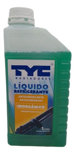 TYC Inorganic Concentrated Refrigerant Liquid Green 1 Liter
