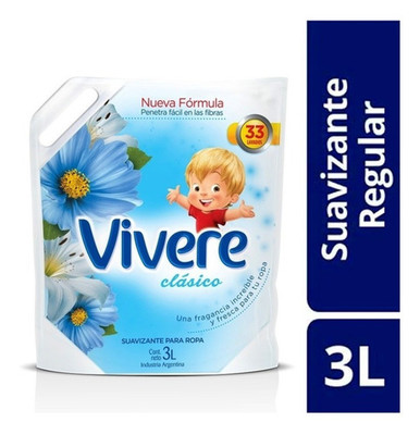 Vivere Classic Fabric Softener 3 Liters Pack of 4