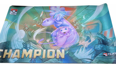 Pokémon Playmat Champion League Cup Mew & Mewtwo TCG