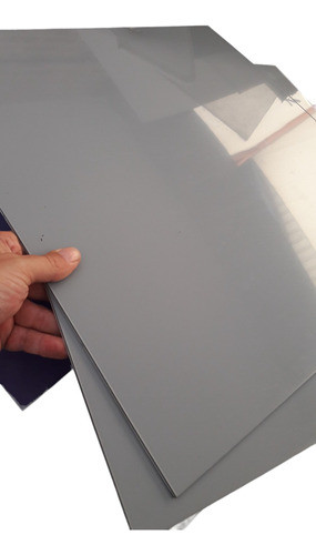 Plasticos Marajor High Impact Sheet 2m X 1m Gray 3mm