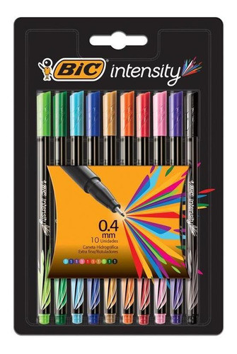 BIC Intensity Fine Point Pens - Set of 10 Units