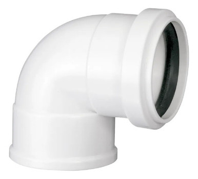 Krona 90º 40mm PVC Elbow with Seal Ring - 10 Pack