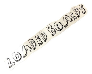 Loaded Boards Handwritten Letter Sticker - Skate Sticker