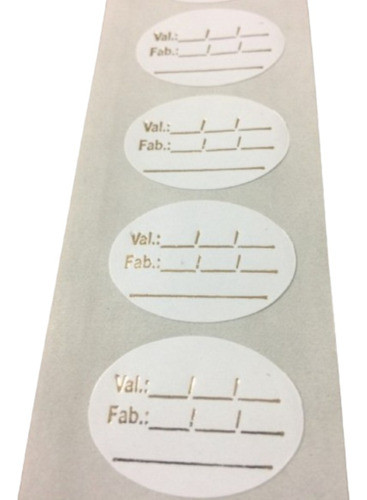 Adhesive Label for Expiry Date Roll 1,000 Units 32x22mm
