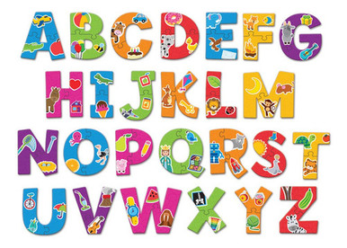 Learning Resources Alphabet Puzzle Cards, 52 Pieces