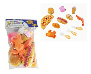 Kaidongfan Velcro Cutting Food Toy Set for Kids