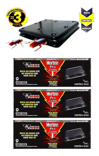 Mortein Pro Cockroach Trap Kit with 6 Bait Units